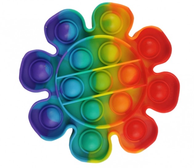 Fidget Toy Plop Up - Pop It Silikonmatte Blomst | Lekekista.no ...